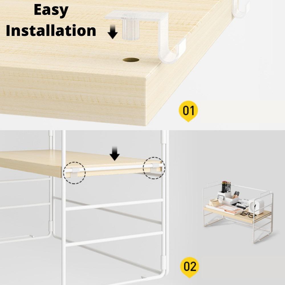 Metal Table Shelf Organiser/Organzier/Desk Shelf/Desktop Shelving/Table ...