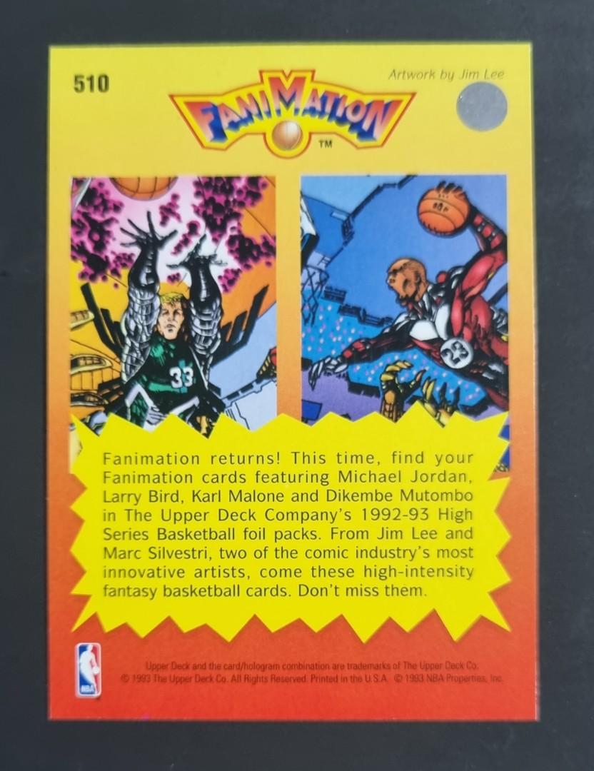 Michael Jordan and Larry Bird Fanimation Card, Hobbies & Toys, Toys ...