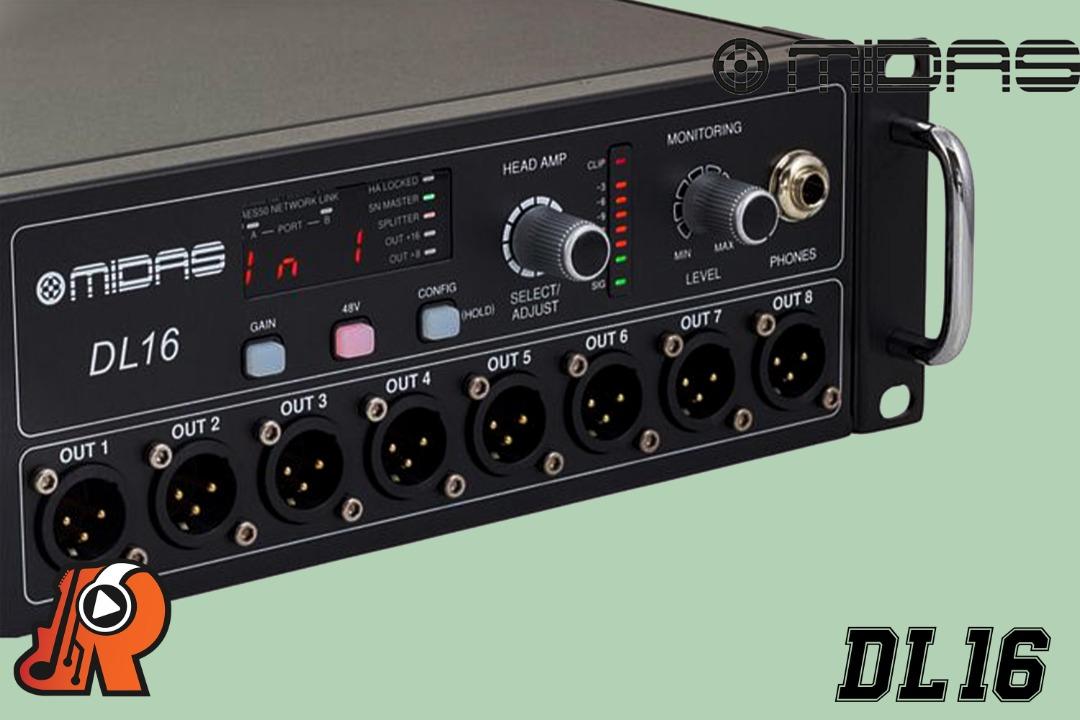 Midas DL16 16-input / 8-output Stage Box, Audio, Soundbars, Speakers ...