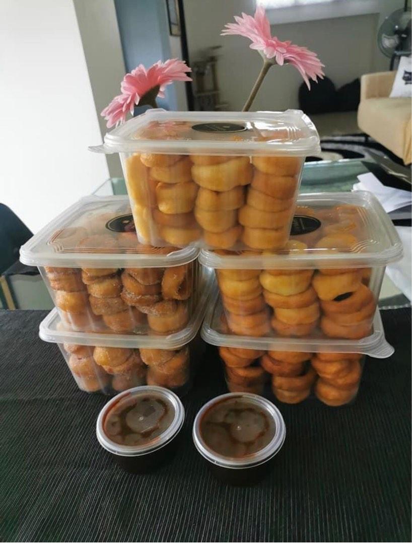 Mini donut in a tub, Food & Drinks, Homemade Bakes on Carousell
