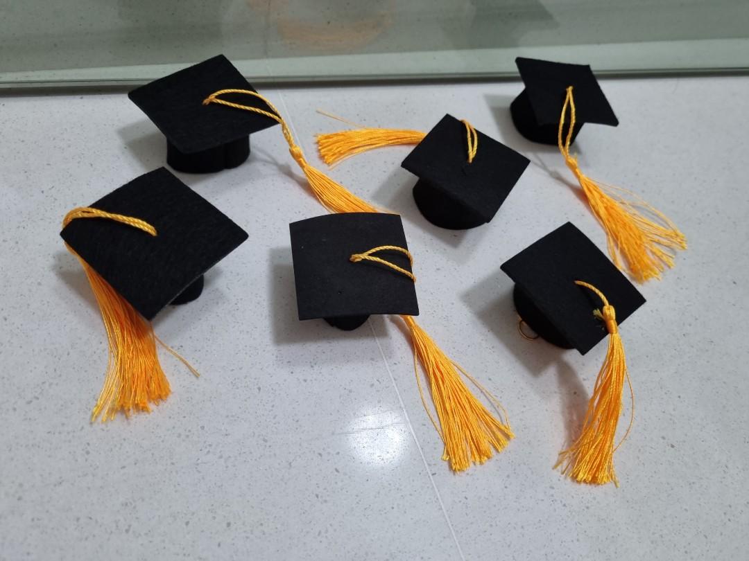 Mini Graduation Hat, Women's Fashion, Watches & Accessories, Hats ...