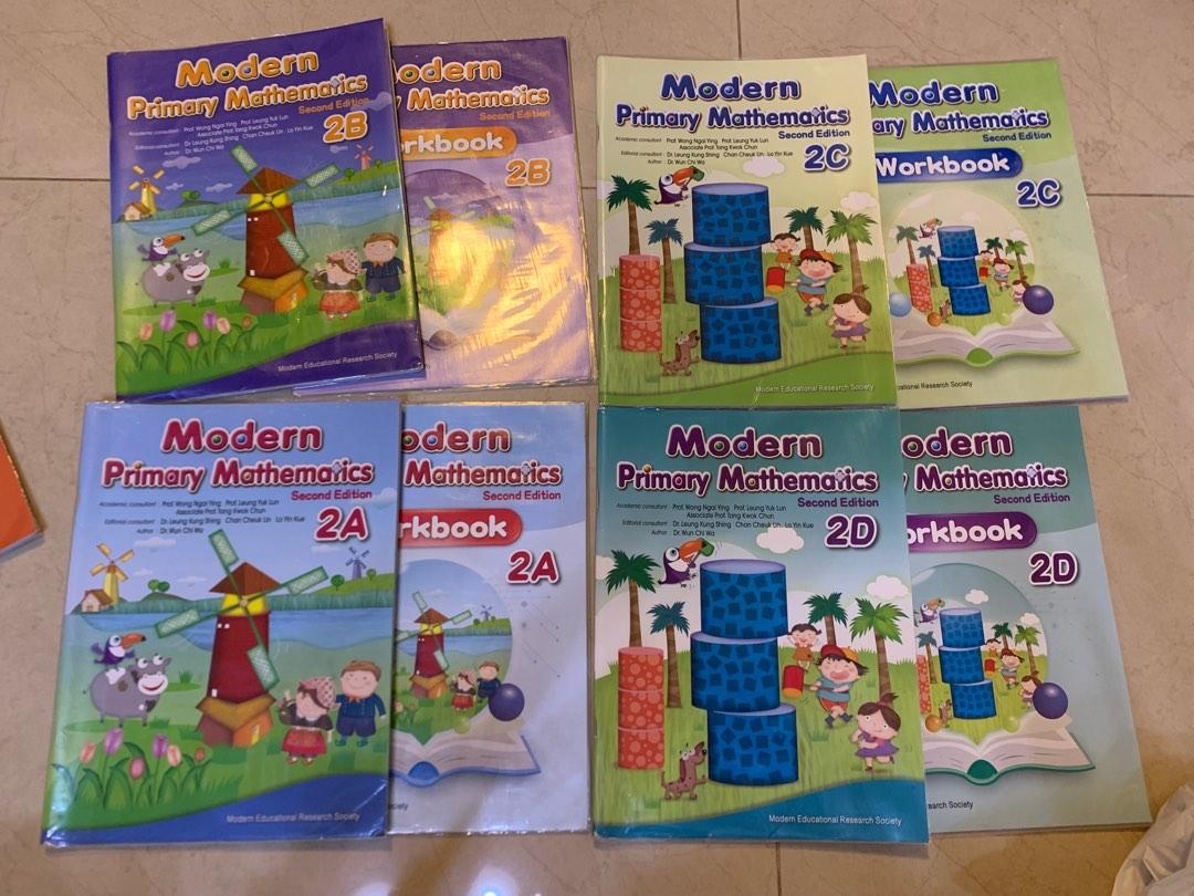 Modern Primary Mathematics 2A 2B 2C 2D, 興趣及遊戲, 書本 & 文具, 教科書 on Carousell