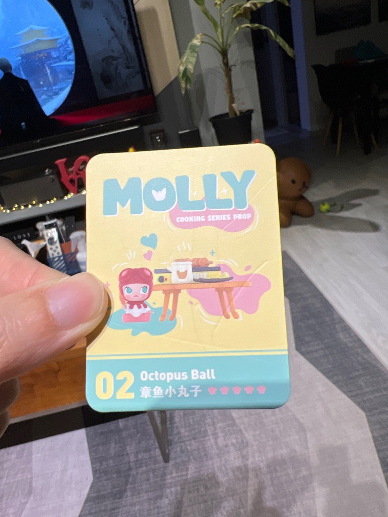 Popmart Molly Cooking Series Prop - Octopus Ball, Hobbies & Toys, Toys ...