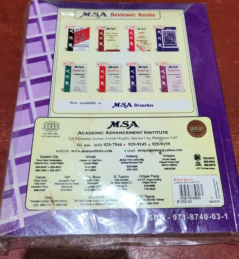MSA Reviewer, Hobbies & Toys, Books & Magazines, Textbooks on Carousell