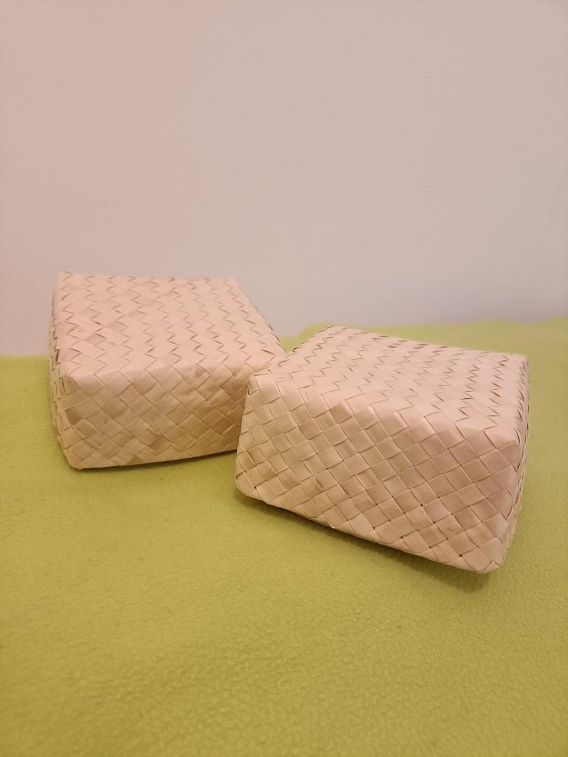 Native buri box - 4x4 inches, Women's Fashion, Jewelry & Organizers ...