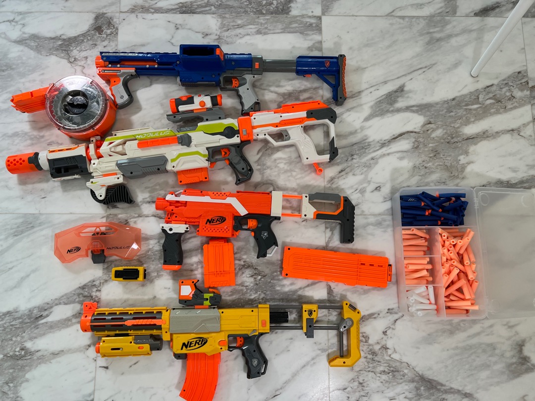 Nerf guns, Hobbies & Toys, Toys & Games on Carousell