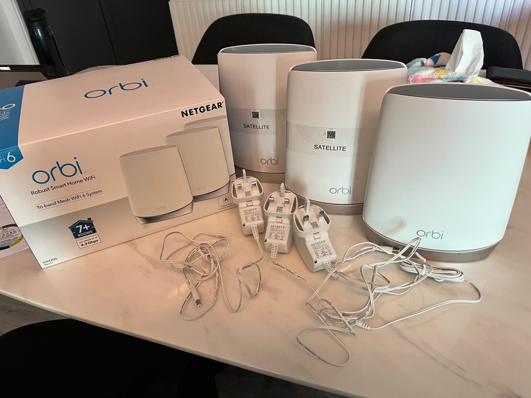 Netgear orbi RBK753 AX4200, 電腦＆科技, 電腦周邊及配件, Wifi及上網相關產品 - Carousell