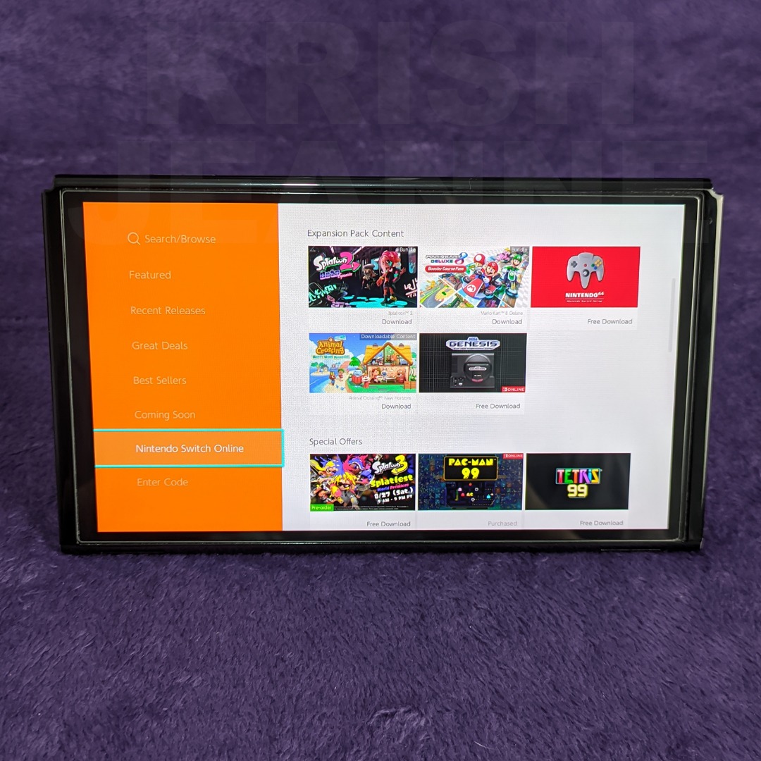 Nintendo Switch OLED Tablet only, Video Gaming, Video Game Consoles ...