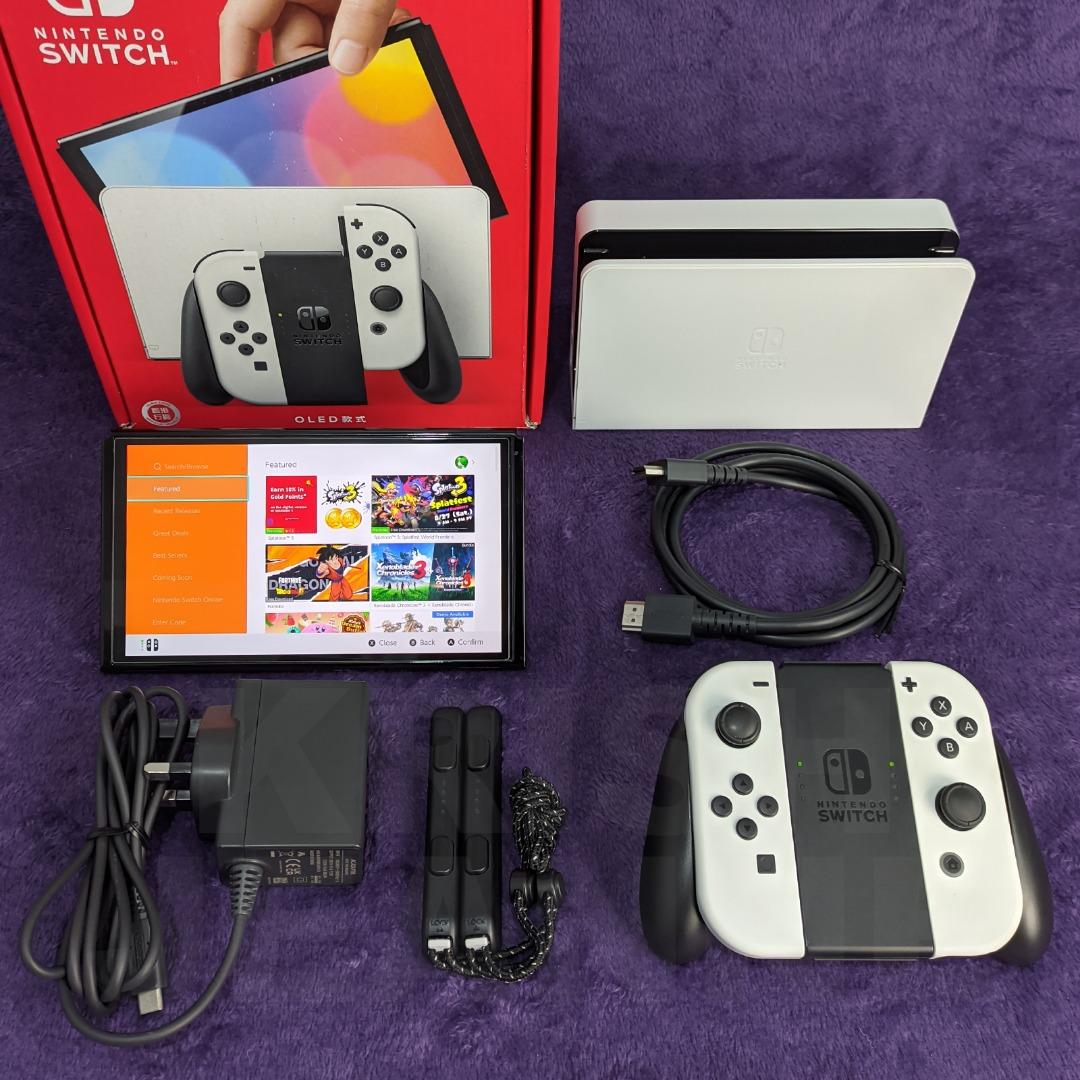 Nintendo Switch OLED White, Video Gaming, Video Game Consoles, Nintendo ...