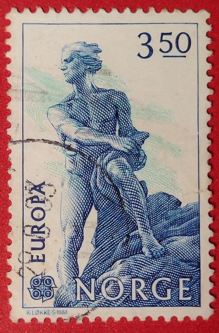 Norway 1983 : Monument of Niels Henrik Abel ( Norwegian mathematician ...