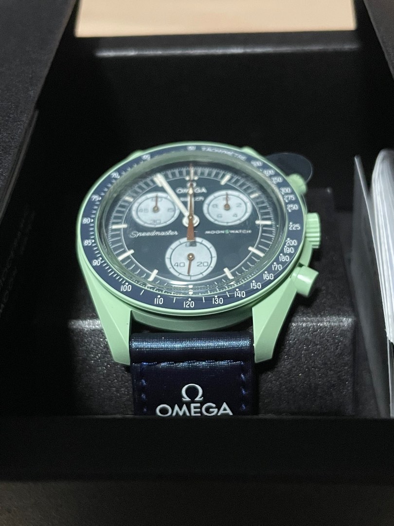 Omega Swatch Earth Brand New, Luxury, Watches on Carousell