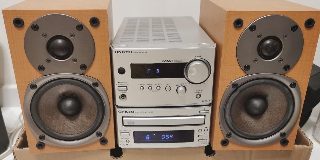 ONKYO MINI HIFI Stereo amplifier R-801A, 音響器材, Soundbar、揚聲器、藍牙喇叭、耳擴 ...