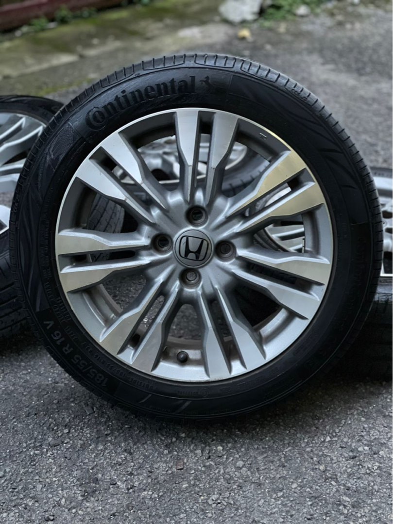 original 16 inch sports rim honda city tyre 80%, Auto Accessories on ...