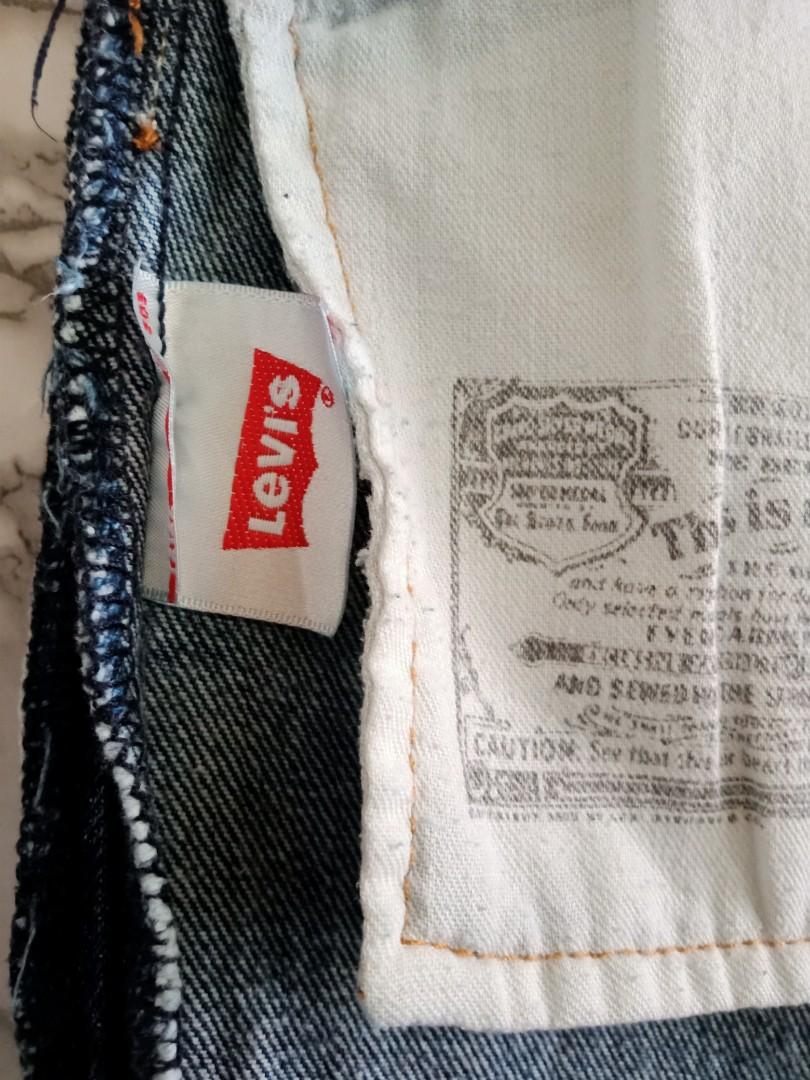 Original Levi's 501 Extended Patch Size 34x30 Made in Haiti Actual ...