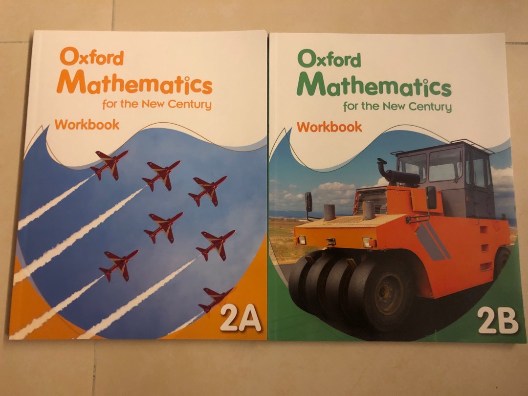 oxford mathematics workbook 2a&2b, 興趣及遊戲, 書本 & 文具, 教科書 - Carousell