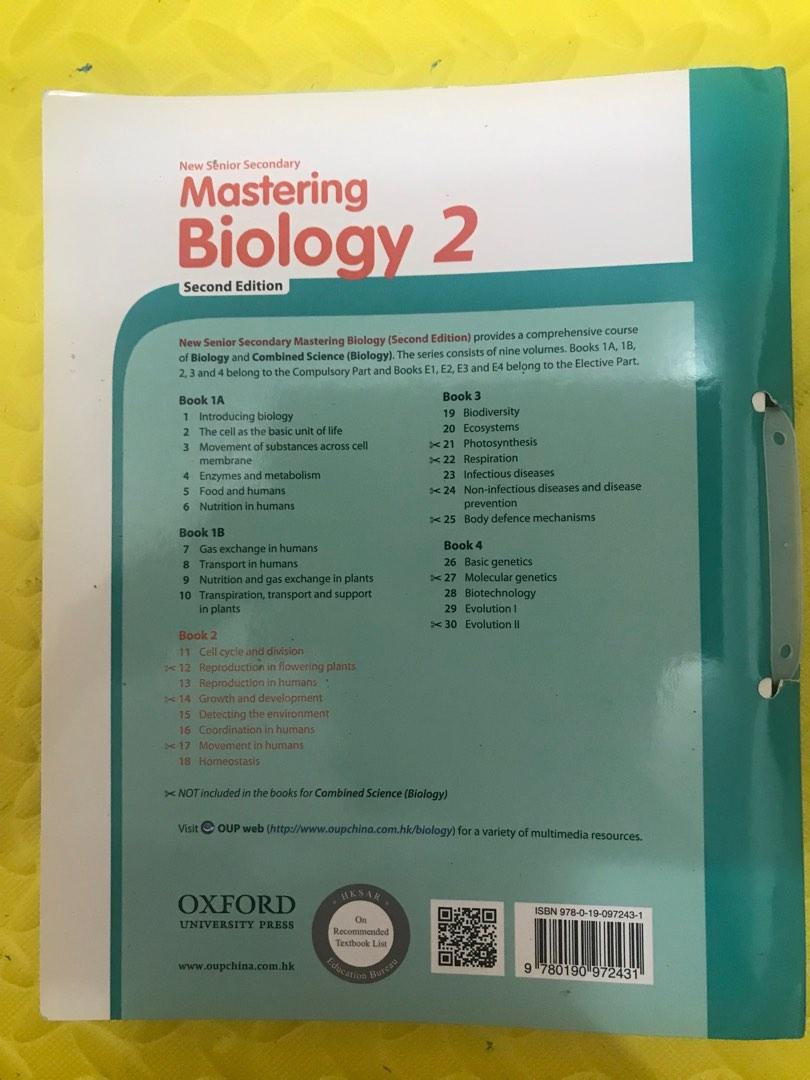 [Oxford] New Senior Secondary Mastering Biology 2 (2nd edition), 興趣及遊戲 ...