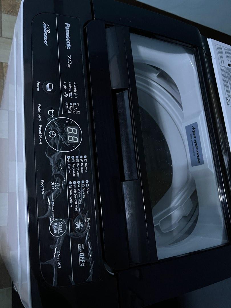 PANASONIC FULLY AUTOMATIC WASHING MACHINE 7KG, TV & Home Appliances ...
