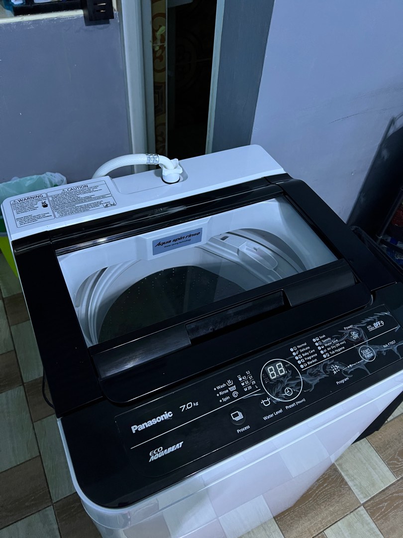 PANASONIC FULLY AUTOMATIC WASHING MACHINE 7KG, TV & Home Appliances ...