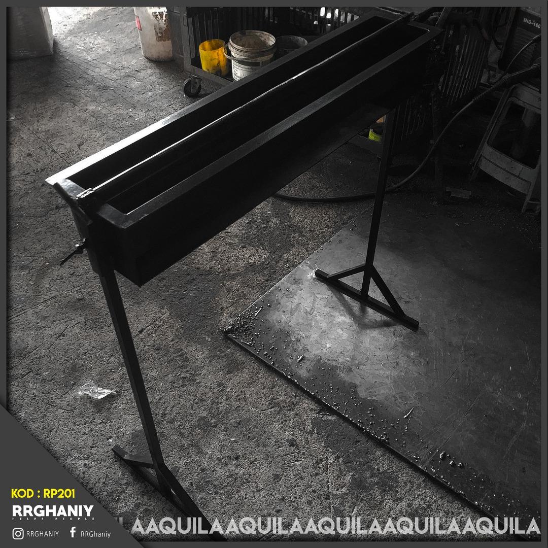 Pembakar Satay Pembakar BBQ Dapur Satay With Middle Bar Steel Complete ...