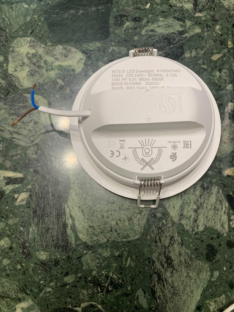 Philips LED Meson Downlight 13W 5.5inch White Light 6500K, Furniture ...