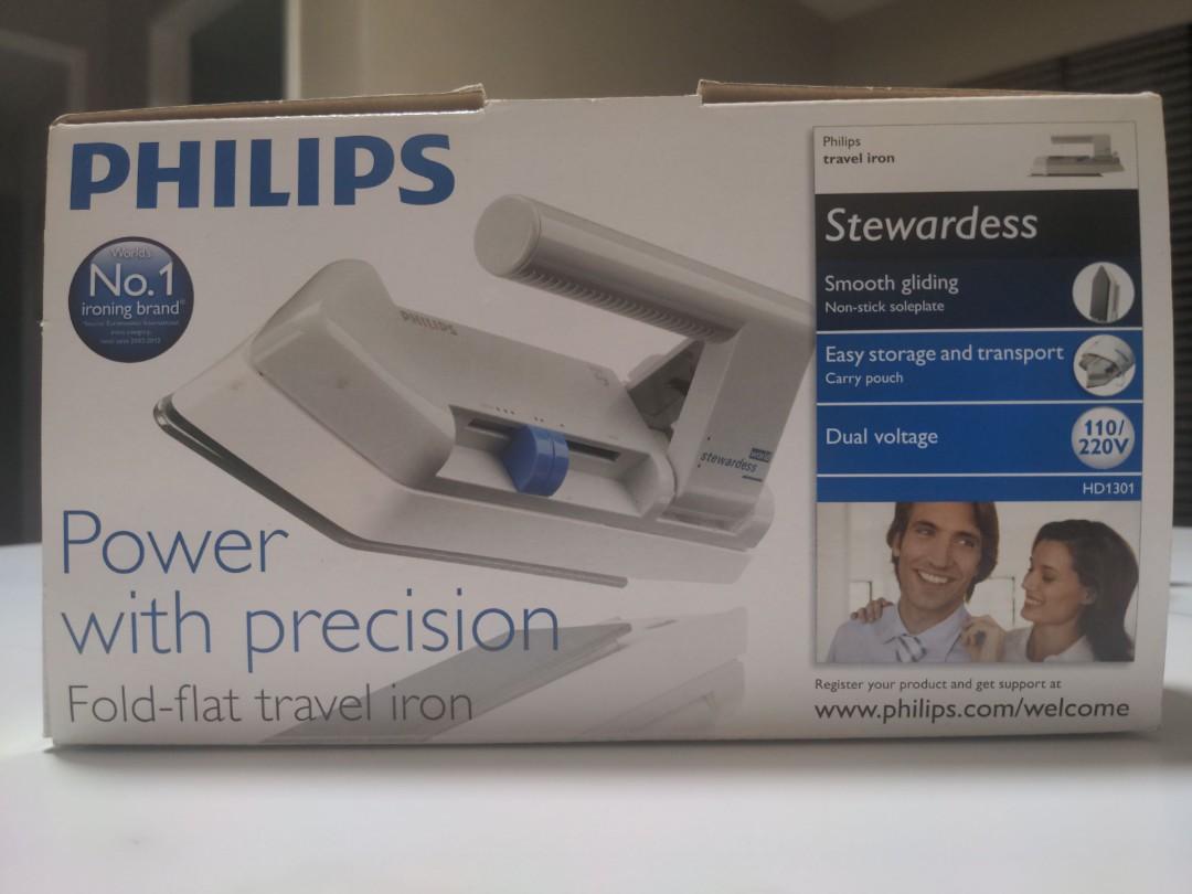 Philips Travel Iron, TV & Home Appliances, Irons & Steamers on Carousell