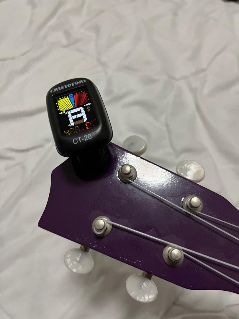 Plastic Purple Ukelele + Tuner, Hobbies & Toys, Music & Media, Musical ...