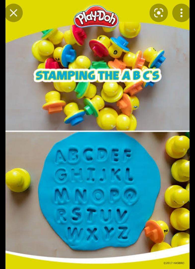 Playdough Alphabet Stampers, Hobbies & Toys, Toys & Games on Carousell