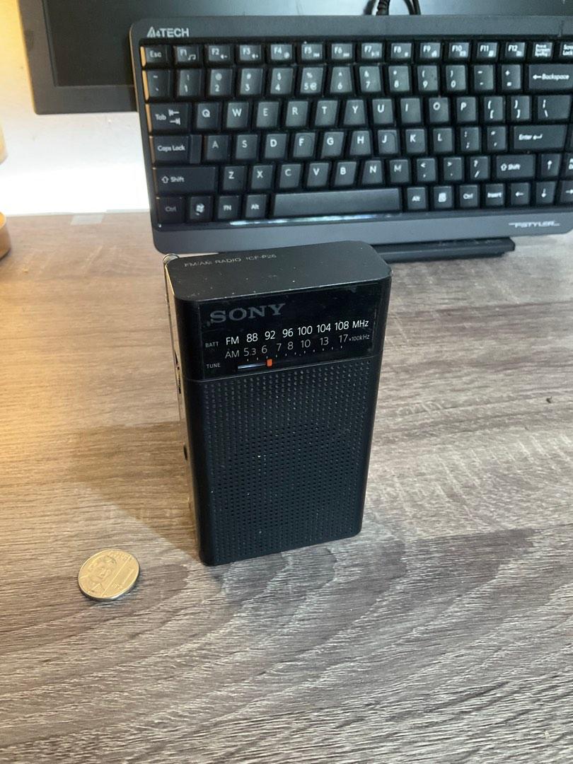 Pocket Radio Sony Battery operated, Audio, Portable Audio Accessories ...