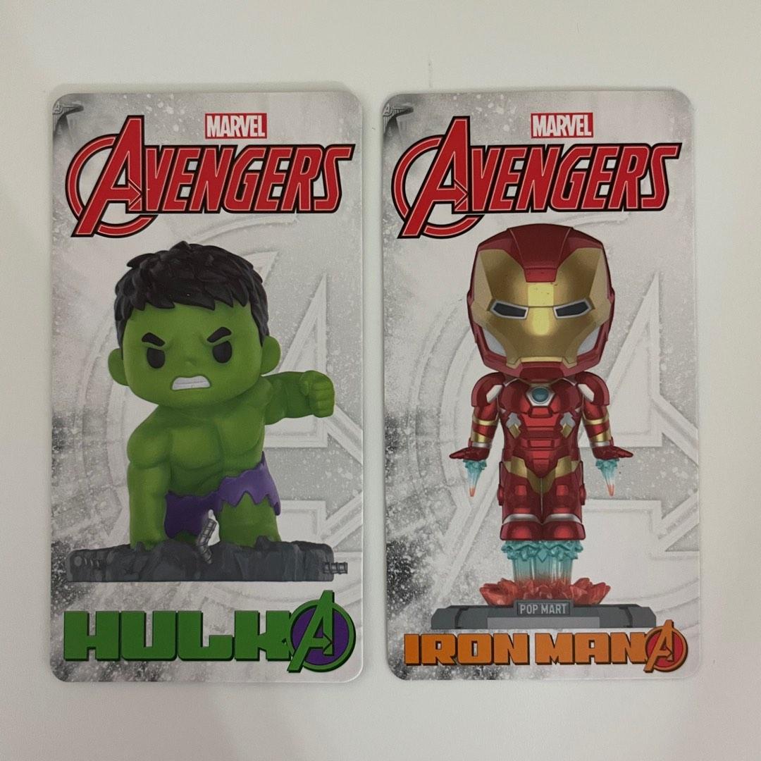 Popmart Marvel Avengers - Hulk / Ironman, Hobbies & Toys, Toys & Games ...