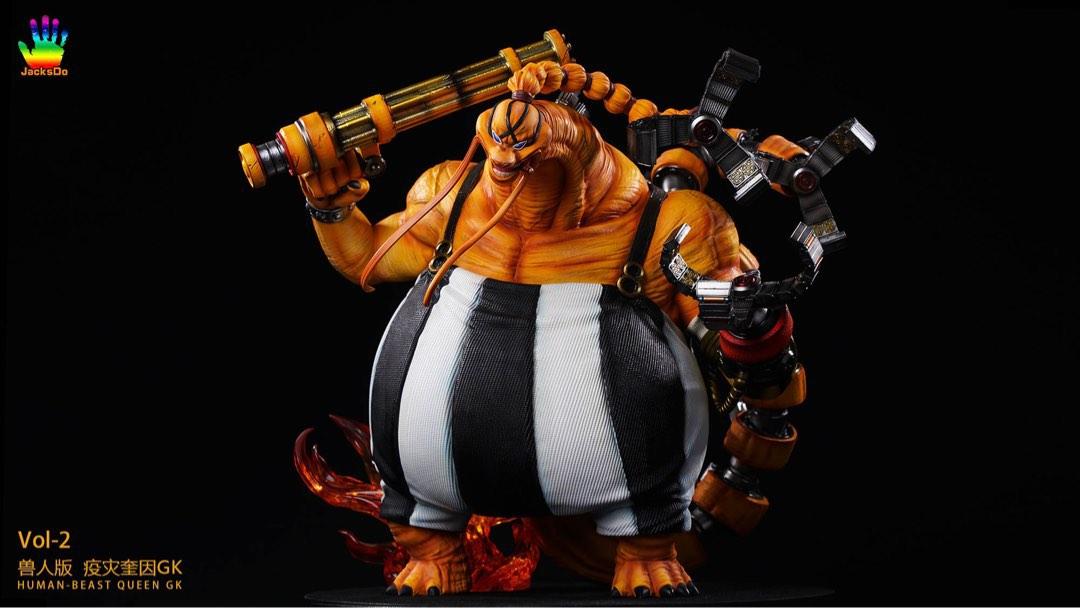【PO】Queen Hybrid Form Beast Pirate GK Figure JacksDo Studio One Piece ...