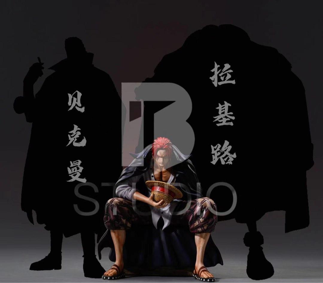 【PO】Red Hair Shanks Sitting GK Figure BT Studio One Piece, Hobbies ...