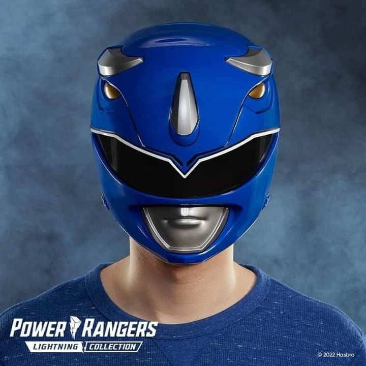 Power rangers blue helmet Hasbro 1:1 scale. Cod area kuantan, Hobbies ...
