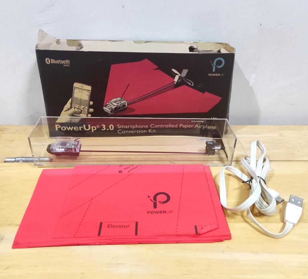 PowerUp: 3.0 - RC Paper Plane Kit, Hobbies & Toys, Toys & Games on ...