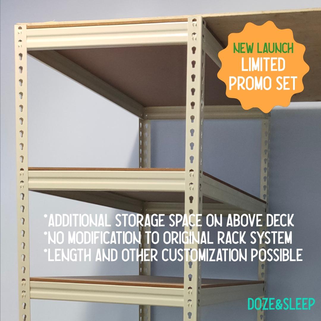 Practical Storage Bed Rack including Customized Size Mattress for Small ...