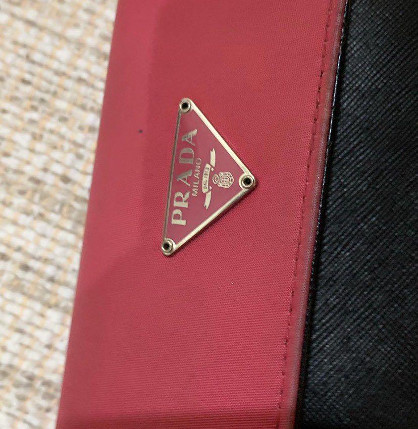 Prada Bifold Wallet, Luxury, Bags & Wallets on Carousell