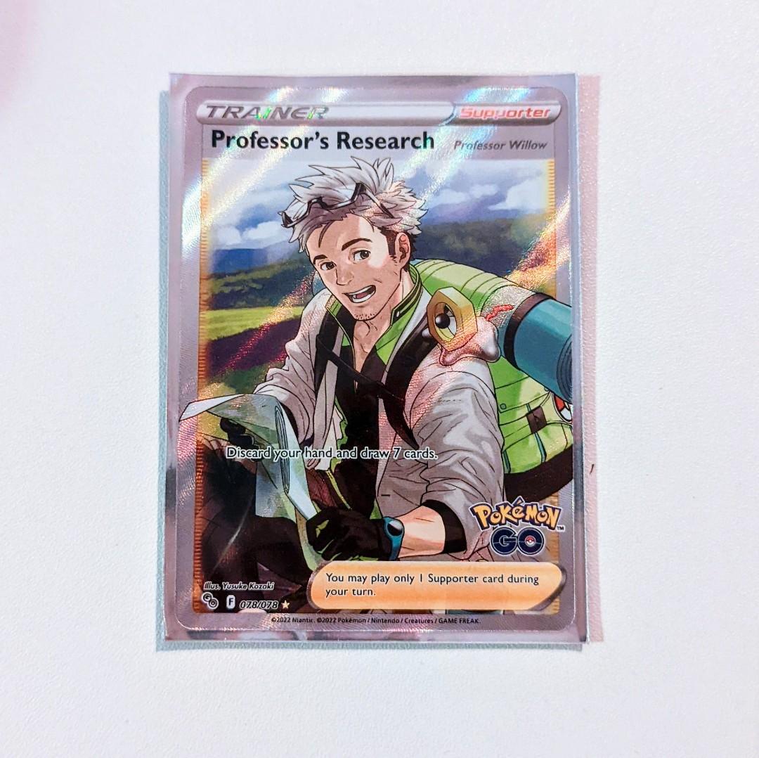 Professor Willow Research Trainer Card Pokemon GO TCG, Hobbies & Toys ...
