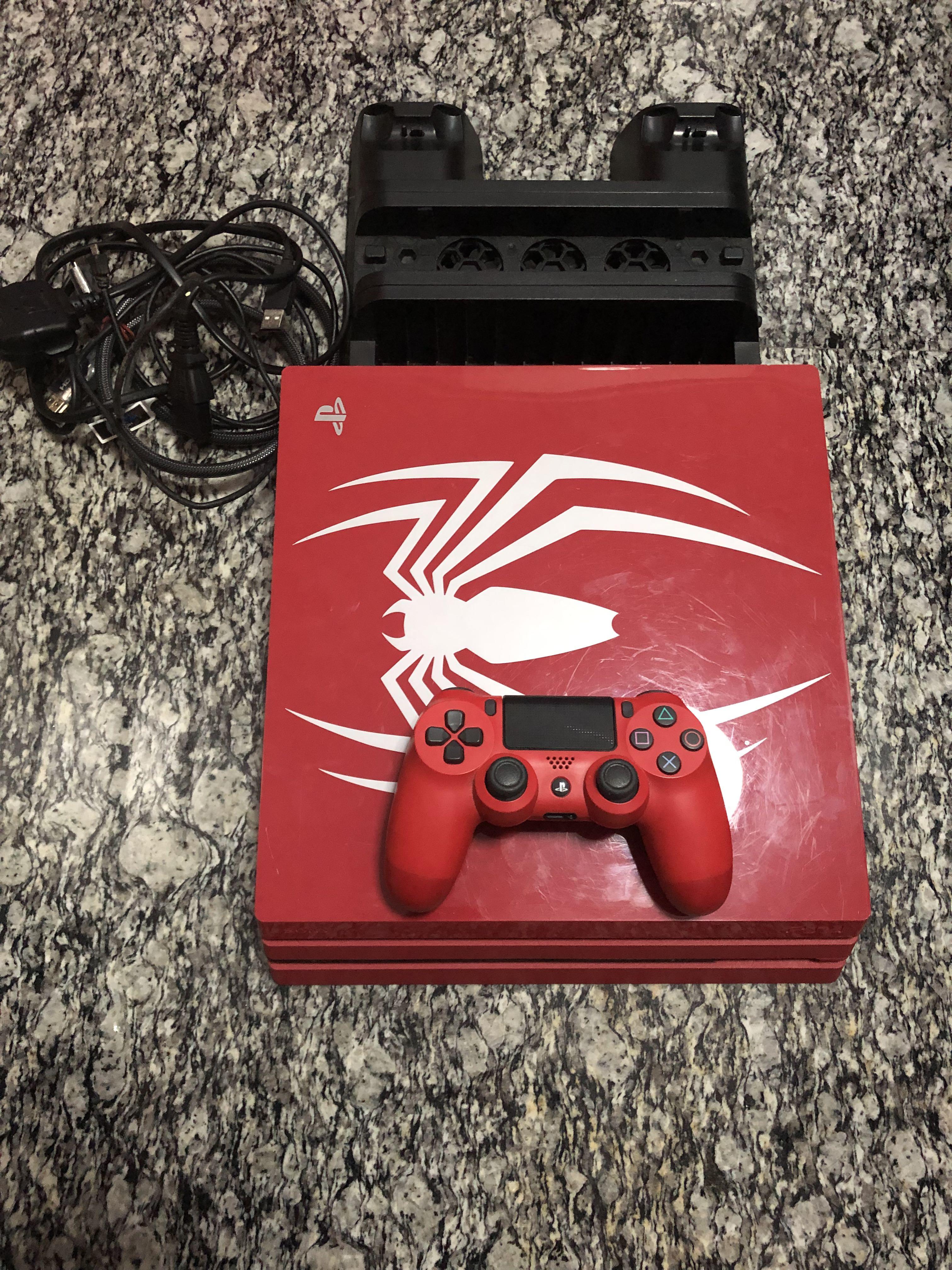 PS4 pro Spider-Man limited edition 1tb, Video Gaming, Video Game ...