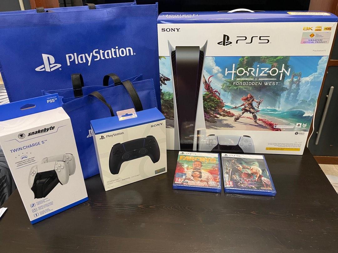 PS5 Horizon Forbidden West Disc Version Bundle (Extra Controller ...