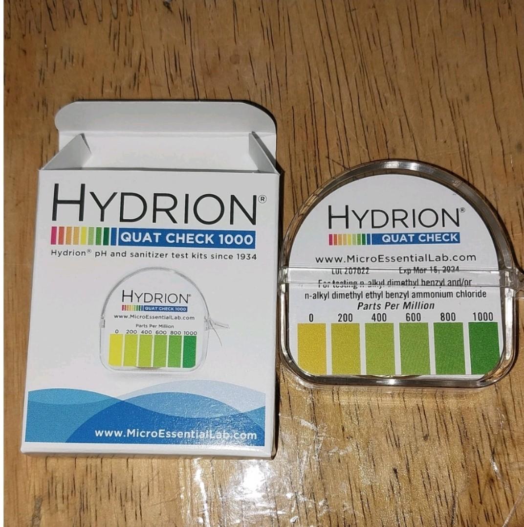 Quat Check QC-1000 (200ppm - 1000ppm, Health & Nutrition, Medical ...