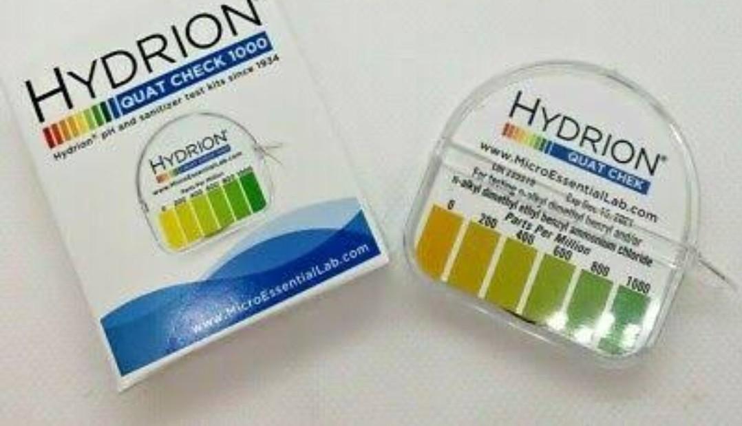 Quat Check QC-1000 (200ppm - 1000ppm, Health & Nutrition, Medical ...