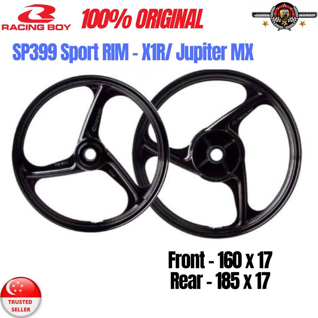 Racing Boy SP399 Sport RIM for X1R/ Jupiter, Motorcycles, Motorcycle ...