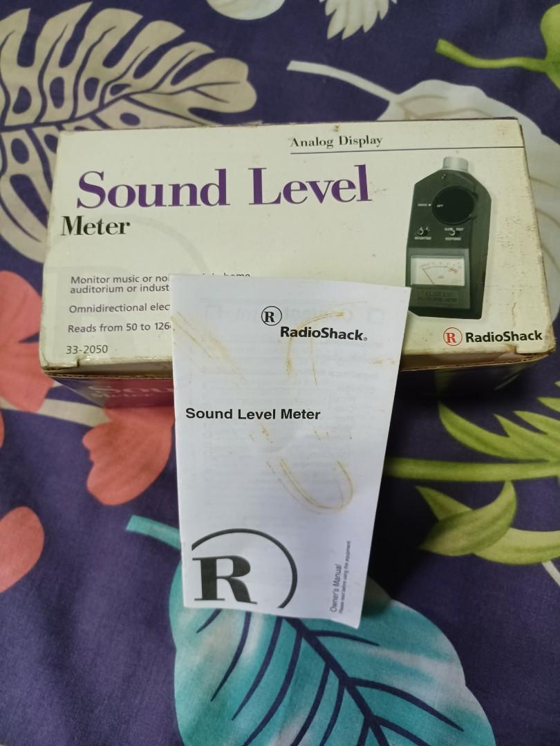 Radio Shack Sound Level Meter 33-2050, Audio, Other Audio Equipment on ...