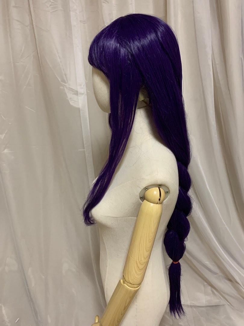 Raiden Shogun Genshin Impact Cosplay Purple Wig, Hobbies & Toys ...