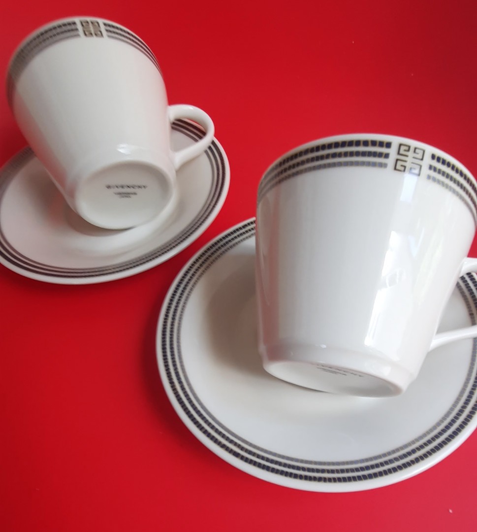 Rare design givenchy cup and saucer duo, Furniture & Home Living ...