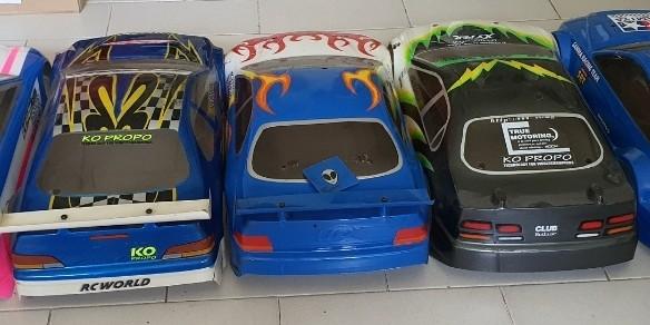 6 Rc car body shells for Tamiya Kyosho Traxxas Associated Schumacher ...