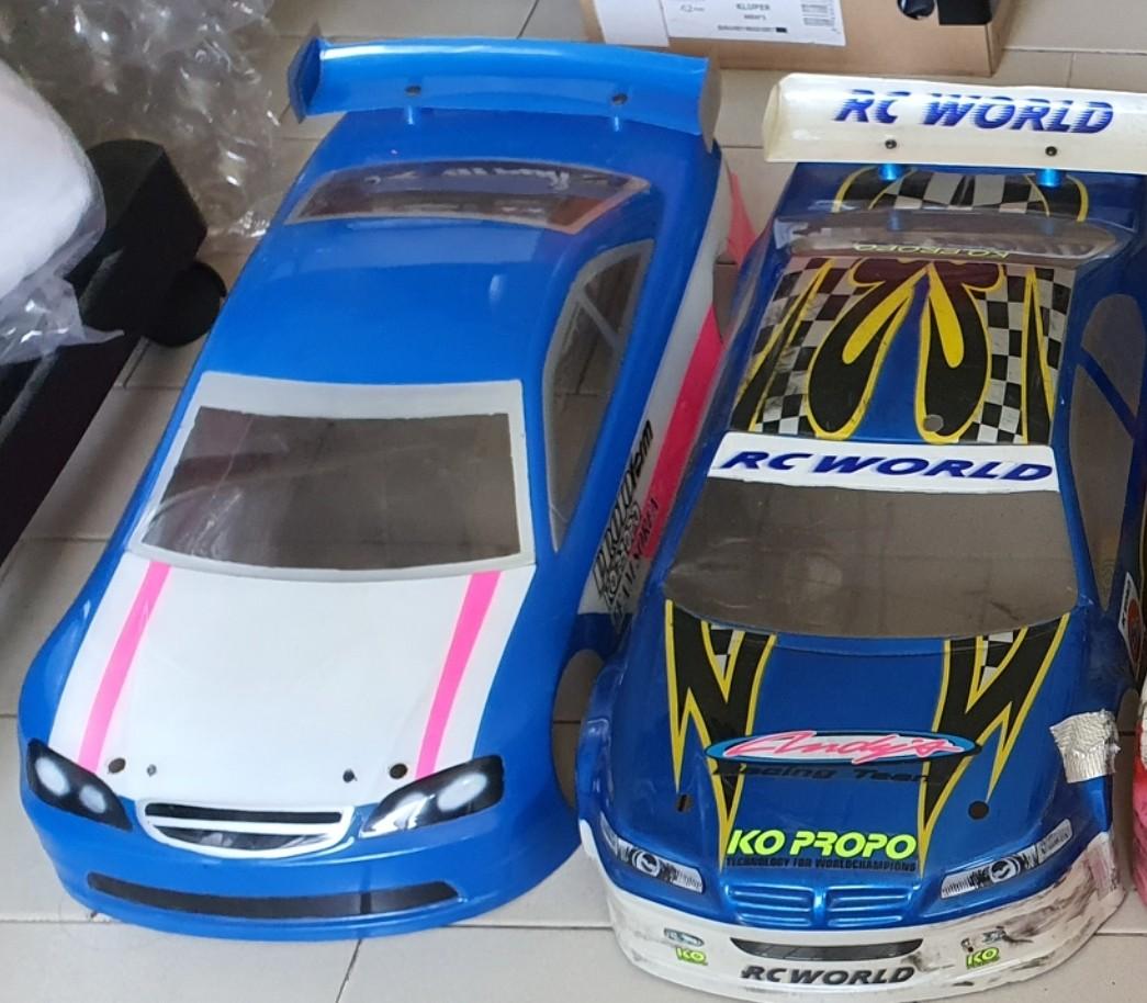 6 Rc car body shells for Tamiya Kyosho Traxxas Associated Schumacher ...