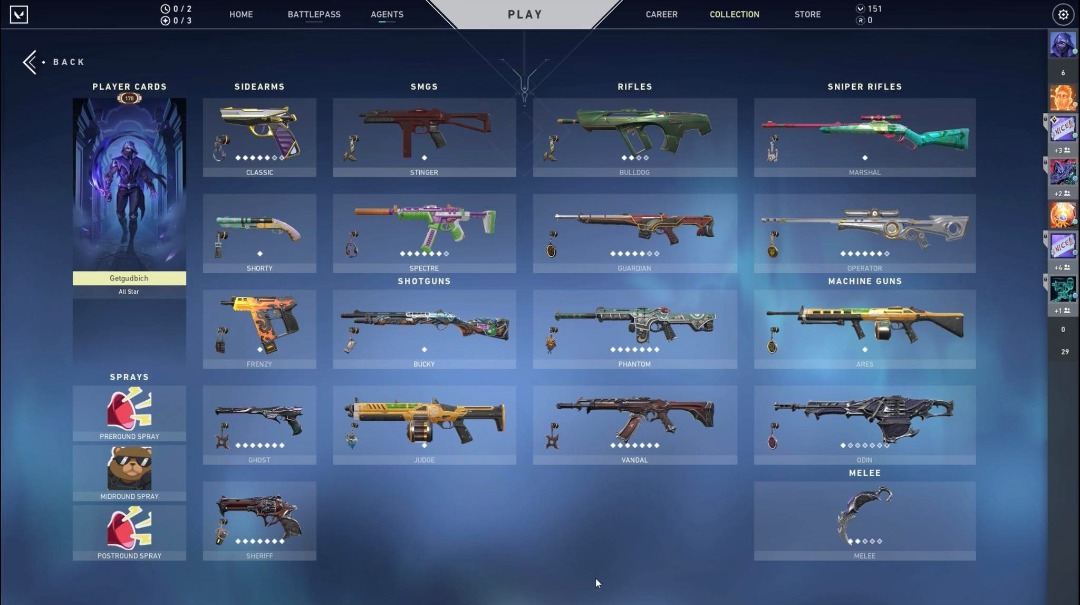 Reaver bundle 19 premium valorant account for sale, Video Gaming, Video ...