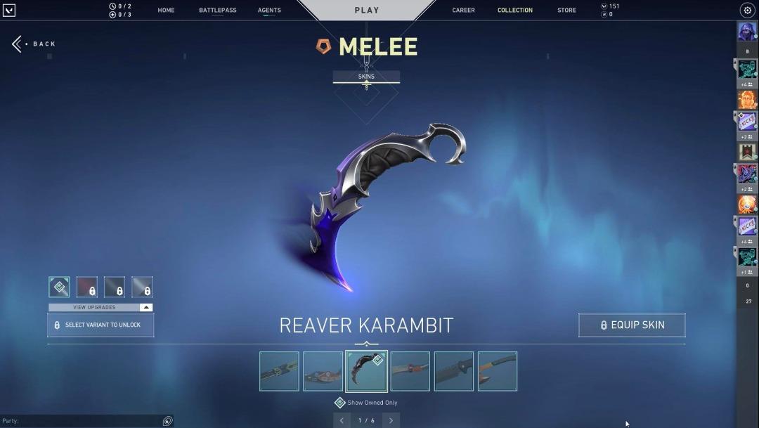 Reaver bundle 19 premium valorant account for sale, Video Gaming, Video ...