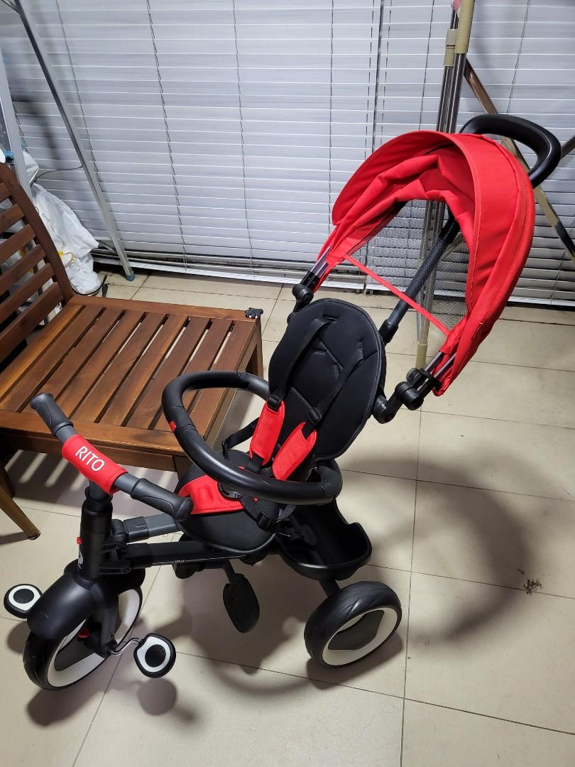 Rito QPlay Foldable 3-in-1 Trike, Babies & Kids, Infant Playtime on ...
