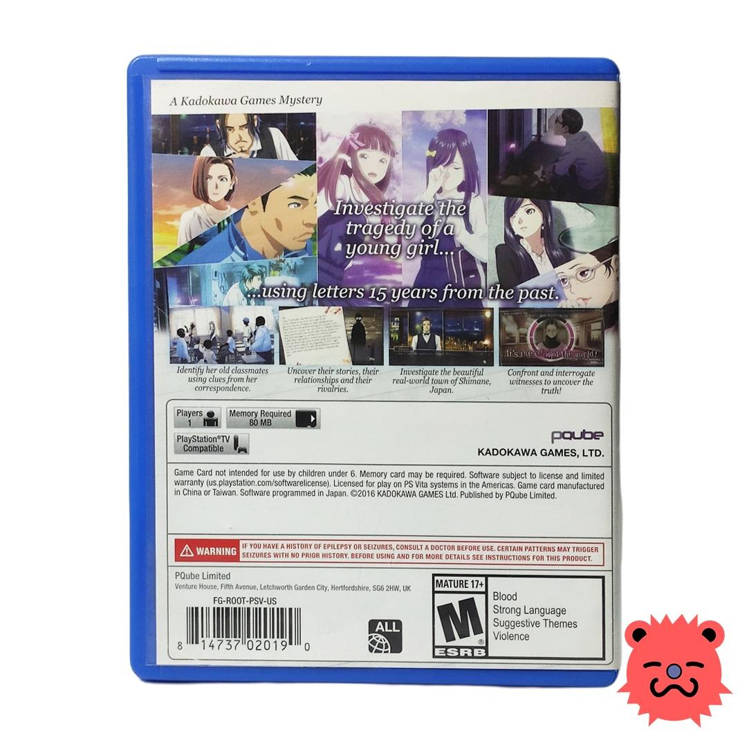 Root letter video game for PS VITA | PS VITA GAMES | US ENGLISH, Video ...